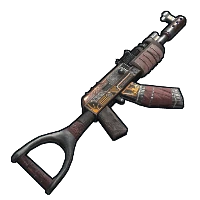 Alien Red AK-47 - Rust Case open on Bloodycase