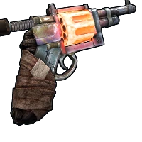 Revolver - Rust Case open on Bloodycase