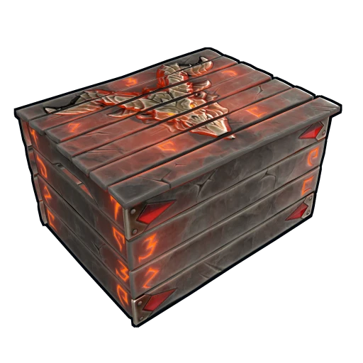 Air-Drop - Rust Case open on Bloodycase